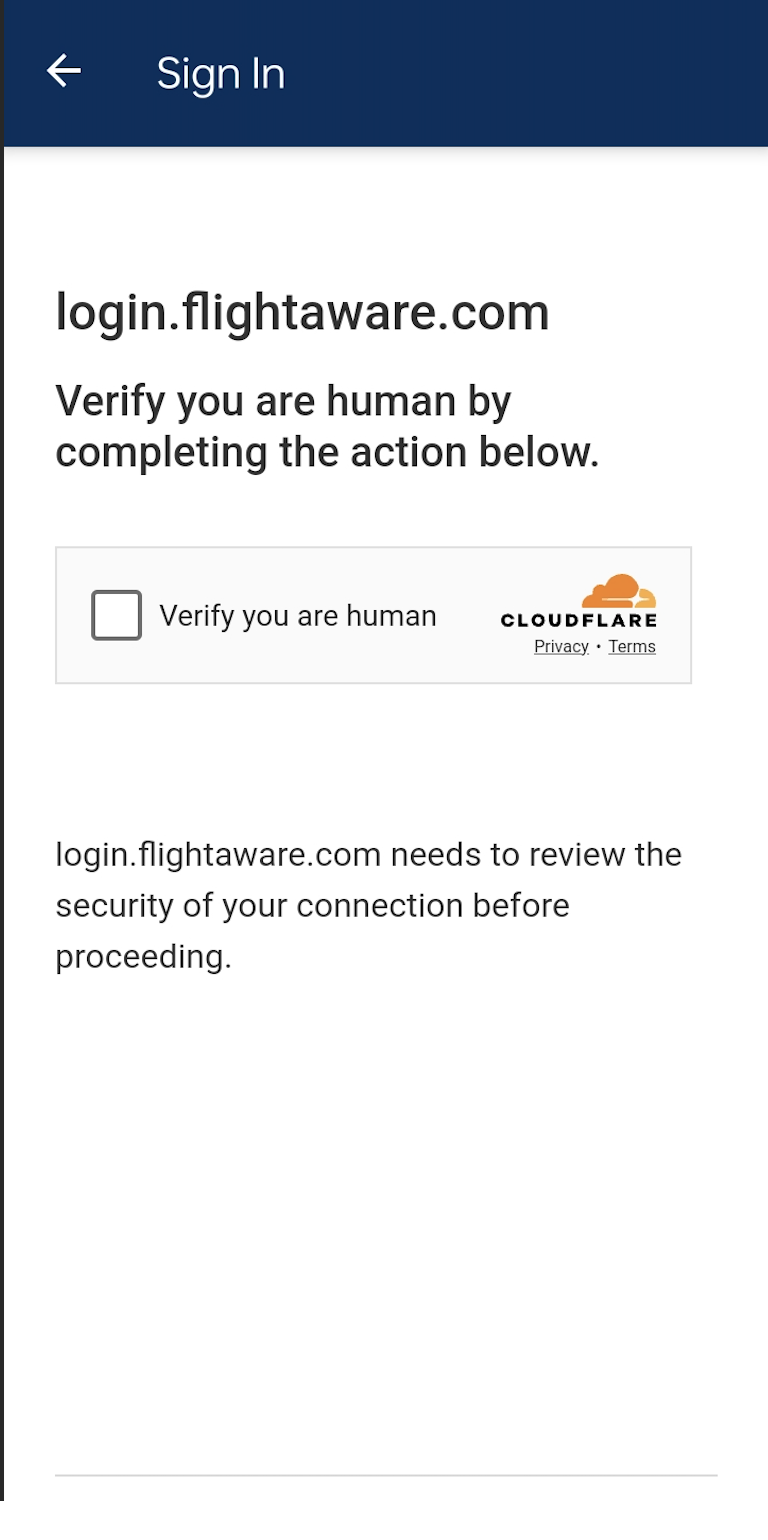 How Do I Log Into My Account On The FlightAware Android App? – FlightAware