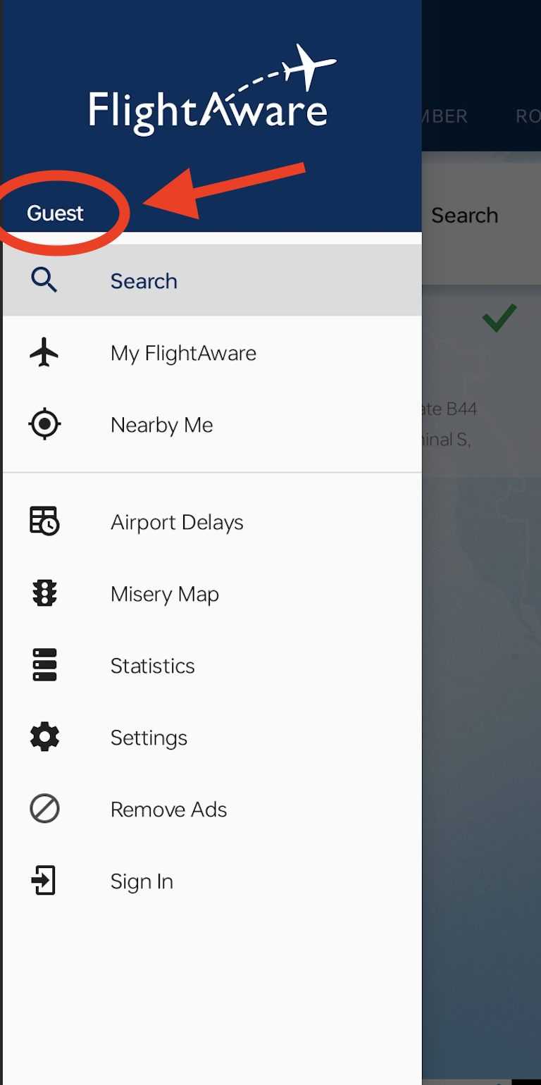 How Do I Log Into My Account On The FlightAware Android App? – FlightAware