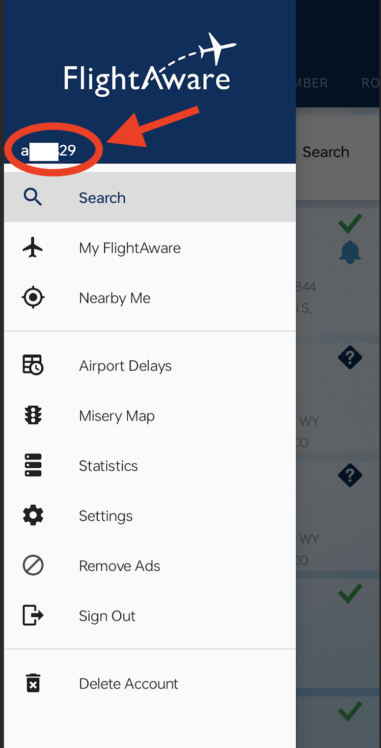 How Do I Log Into My Account On The FlightAware Android App? – FlightAware
