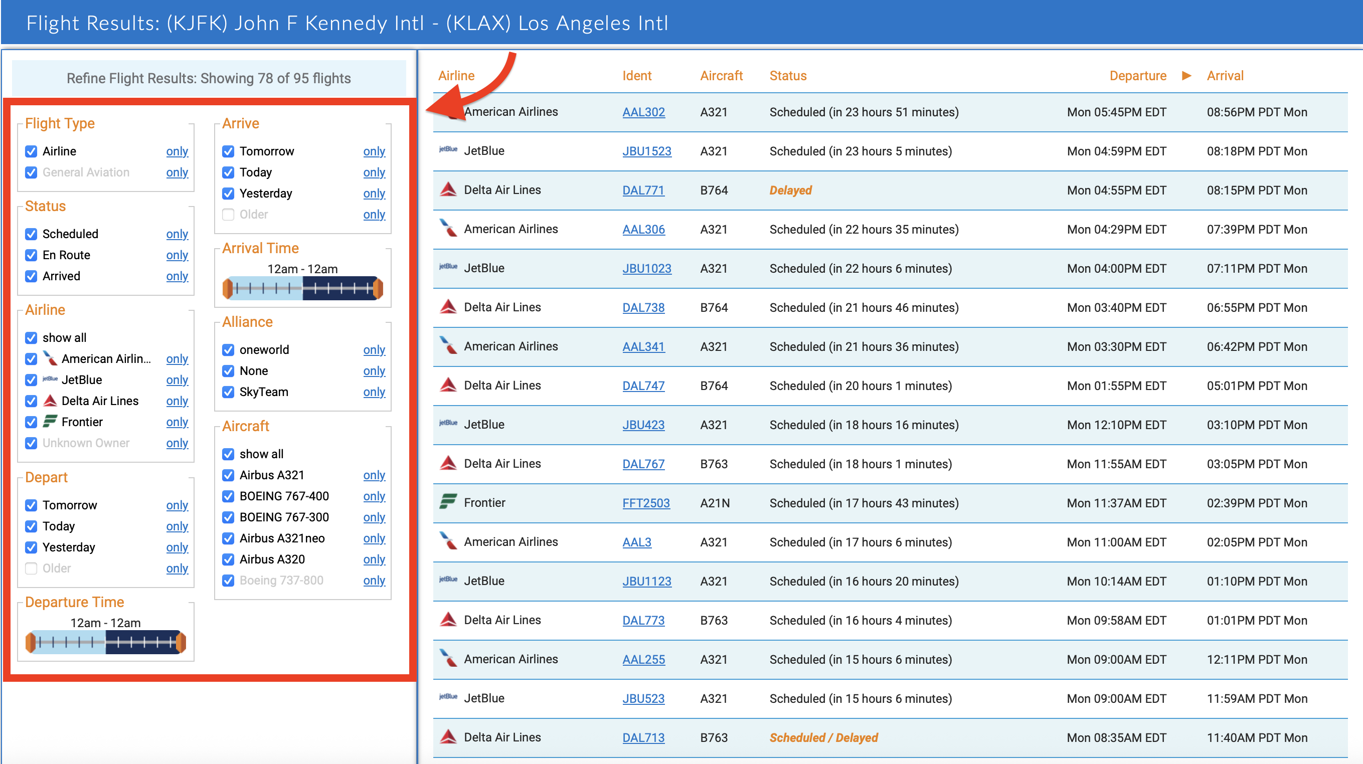Where Is My Flight? – FlightAware
